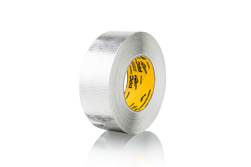 PPC Aluminium Foil Tape Reinforced Yellow Core 48mm x 50m | PowAGroup