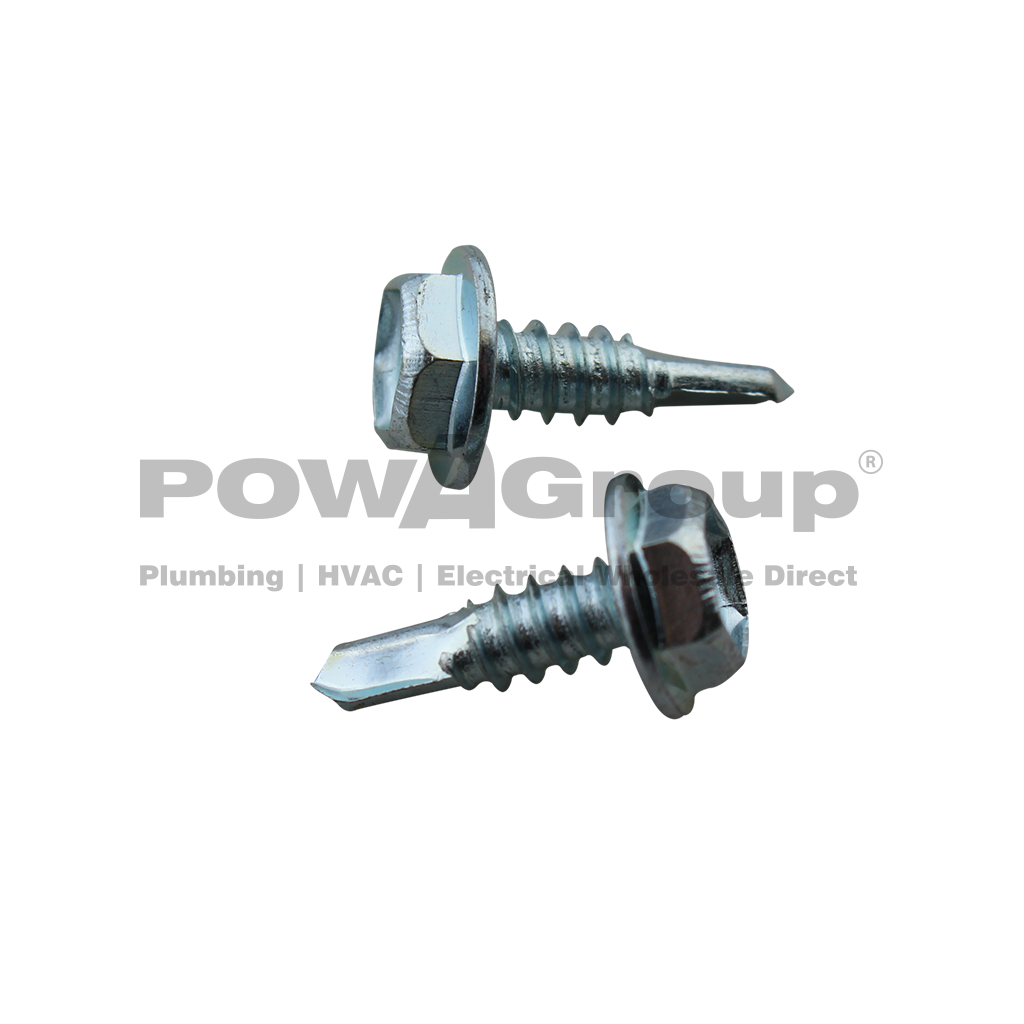 Screw Self Drilling Coarse HWF Head Z/P 10g x 16mm bucket deal